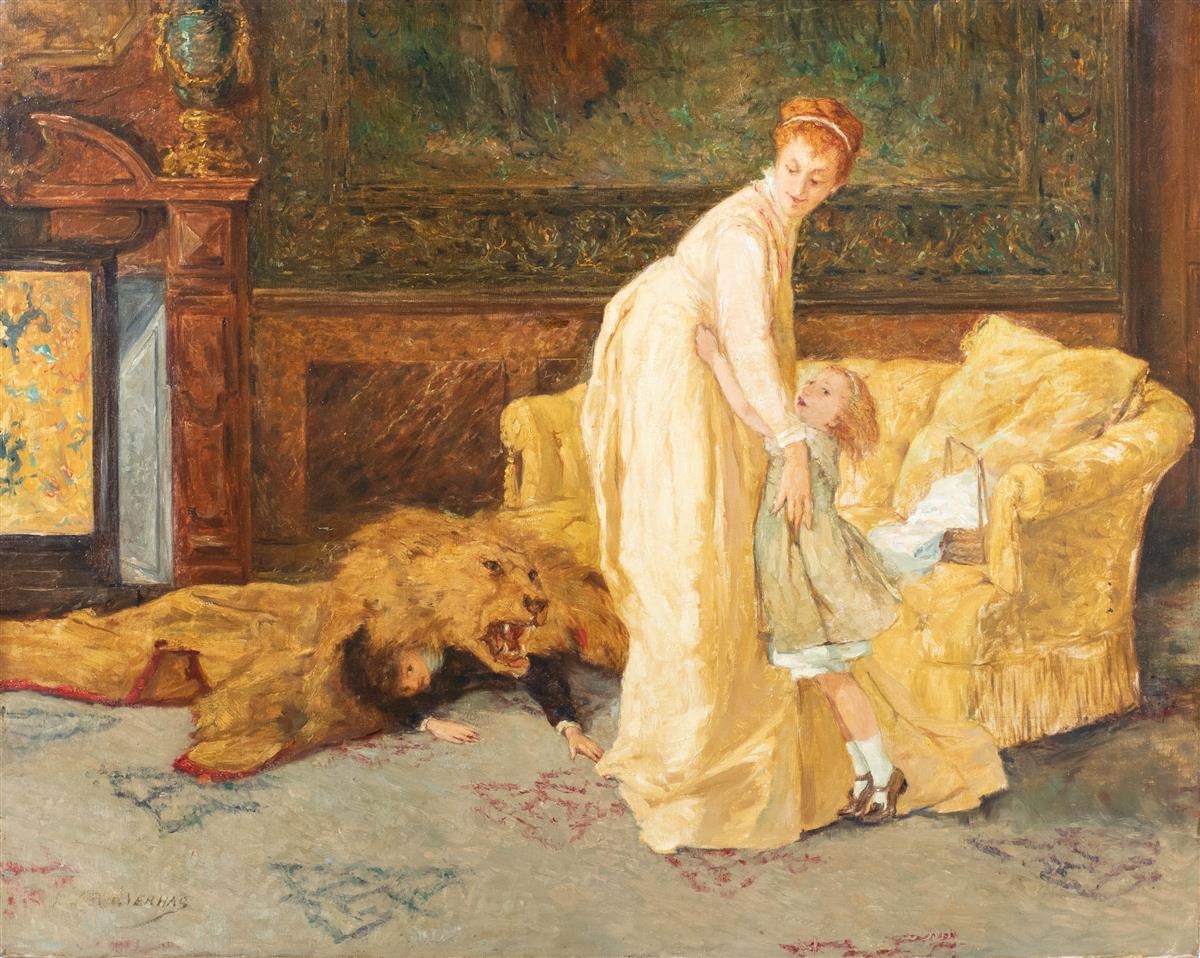 Franz Verhas | The jewels (1872) | MutualArt