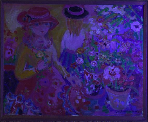 Arthur Weeks | Girls and Italian Pots (1987) | MutualArt