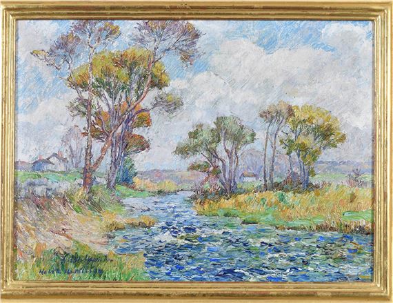Helen Hamilton | Summer Landscape with Stream | MutualArt