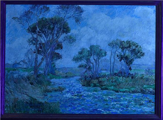 Helen Hamilton | Summer Landscape with Stream | MutualArt
