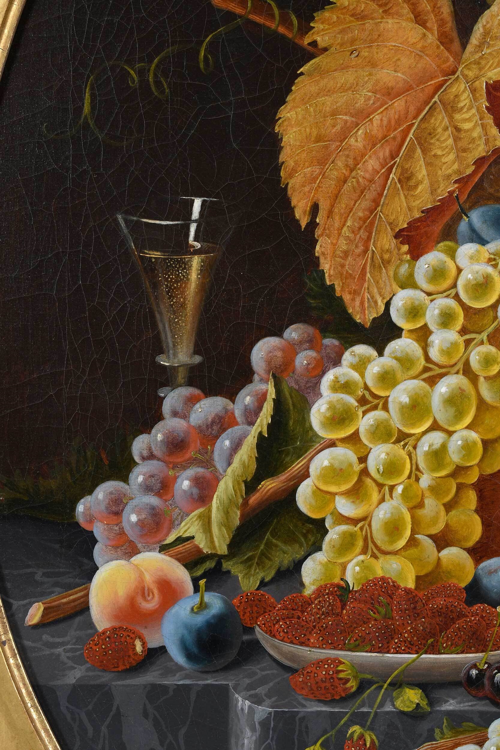 Severin Roesen | Still Life with a Bird's Nest (1855) | MutualArt