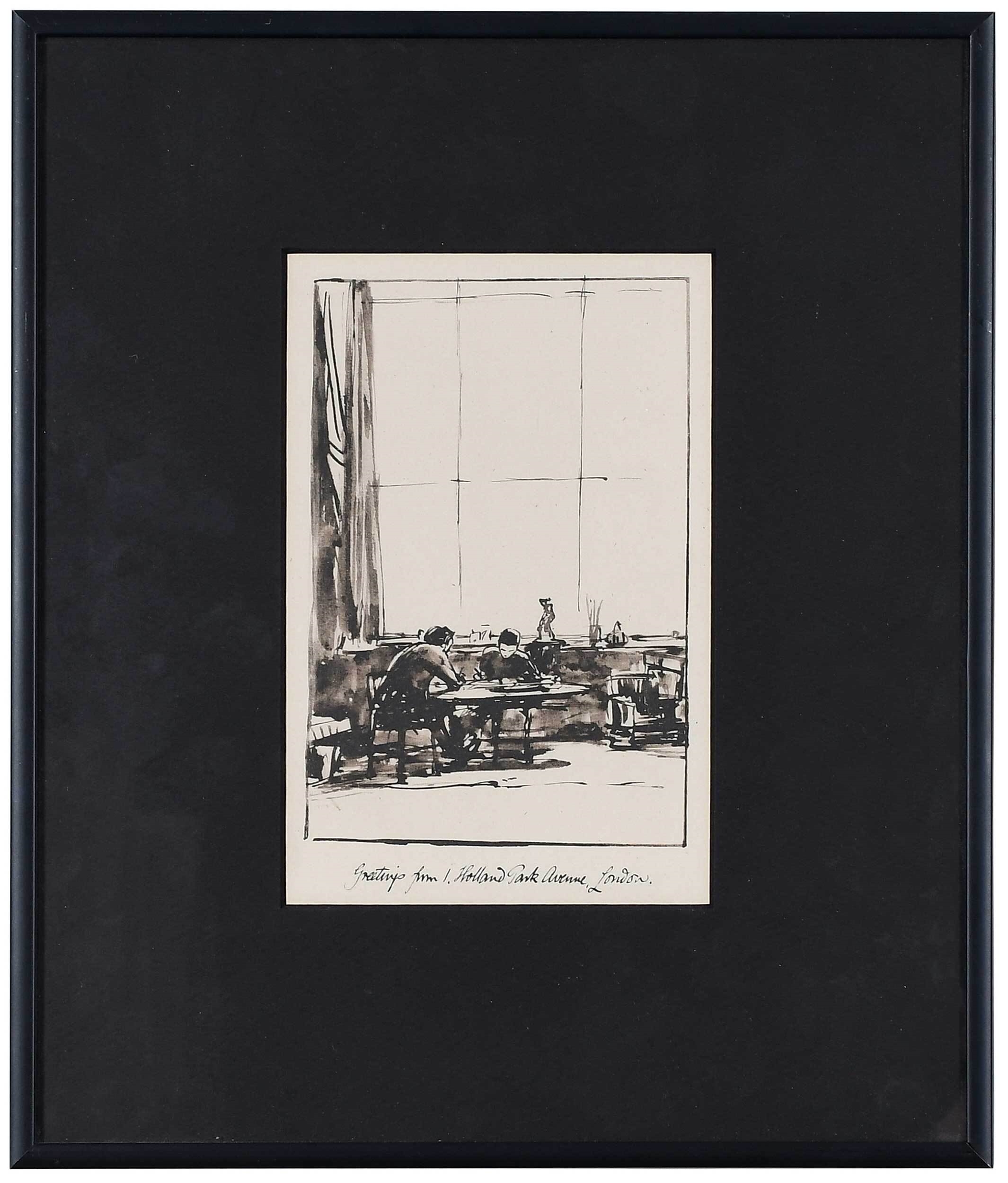 James McBey | Two works: Night in Ely Cathedral (1915) | MutualArt