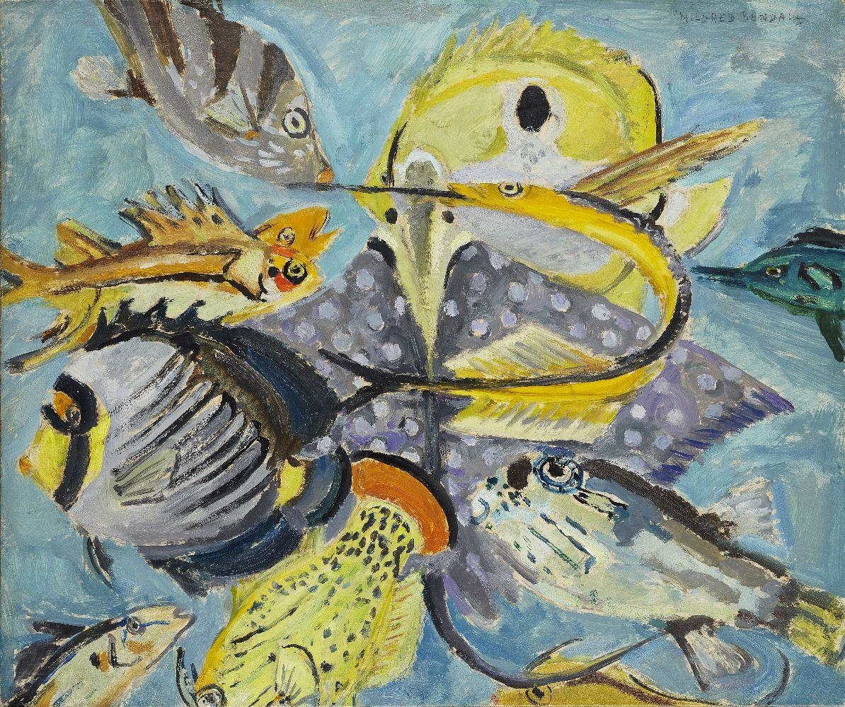 Mildred Bendall | Poissons (Circa 1950) | MutualArt