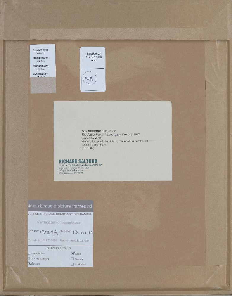 Bob Cobbing | The Judith Poem (A Landscape Version) (1972) | MutualArt