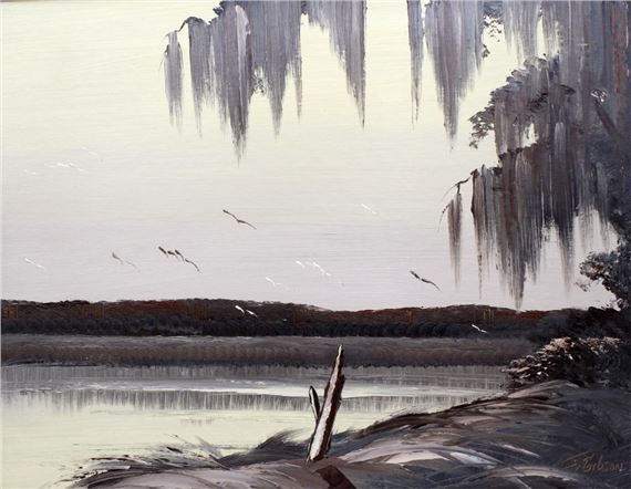 James Gibson | Moss drips off the trees | MutualArt