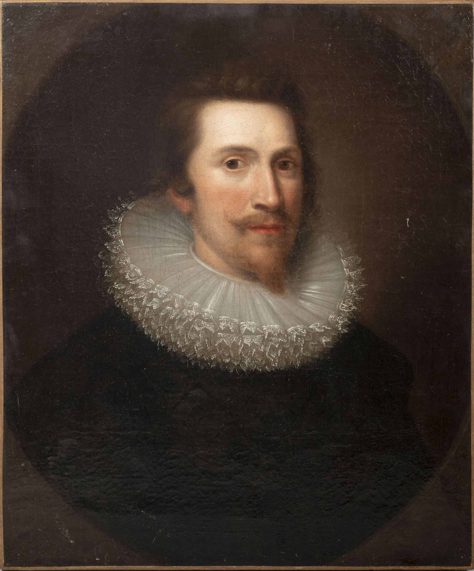 Jan Van Ravesteyn | Portrait of a man with a ruff. | MutualArt