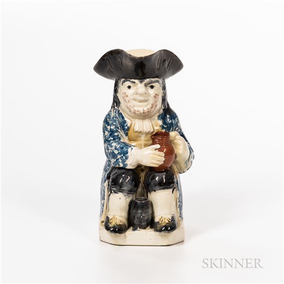 Staffordshire | Staffordshire Pottery Toby Jug (Circa 1800) | MutualArt