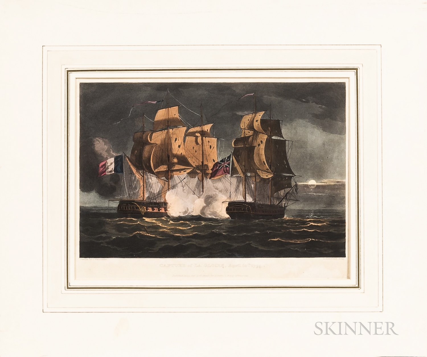 Thomas Whitcombe | Nineteen Plates from The Naval Achievements of Great ...