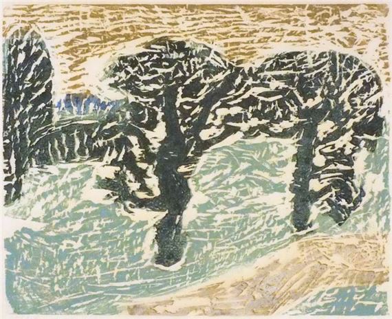 Sybille Leifer | Landschaft (1981) | MutualArt