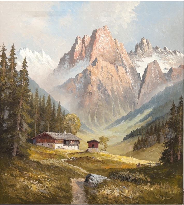 Georg Wegener | Alpenmassiv | MutualArt