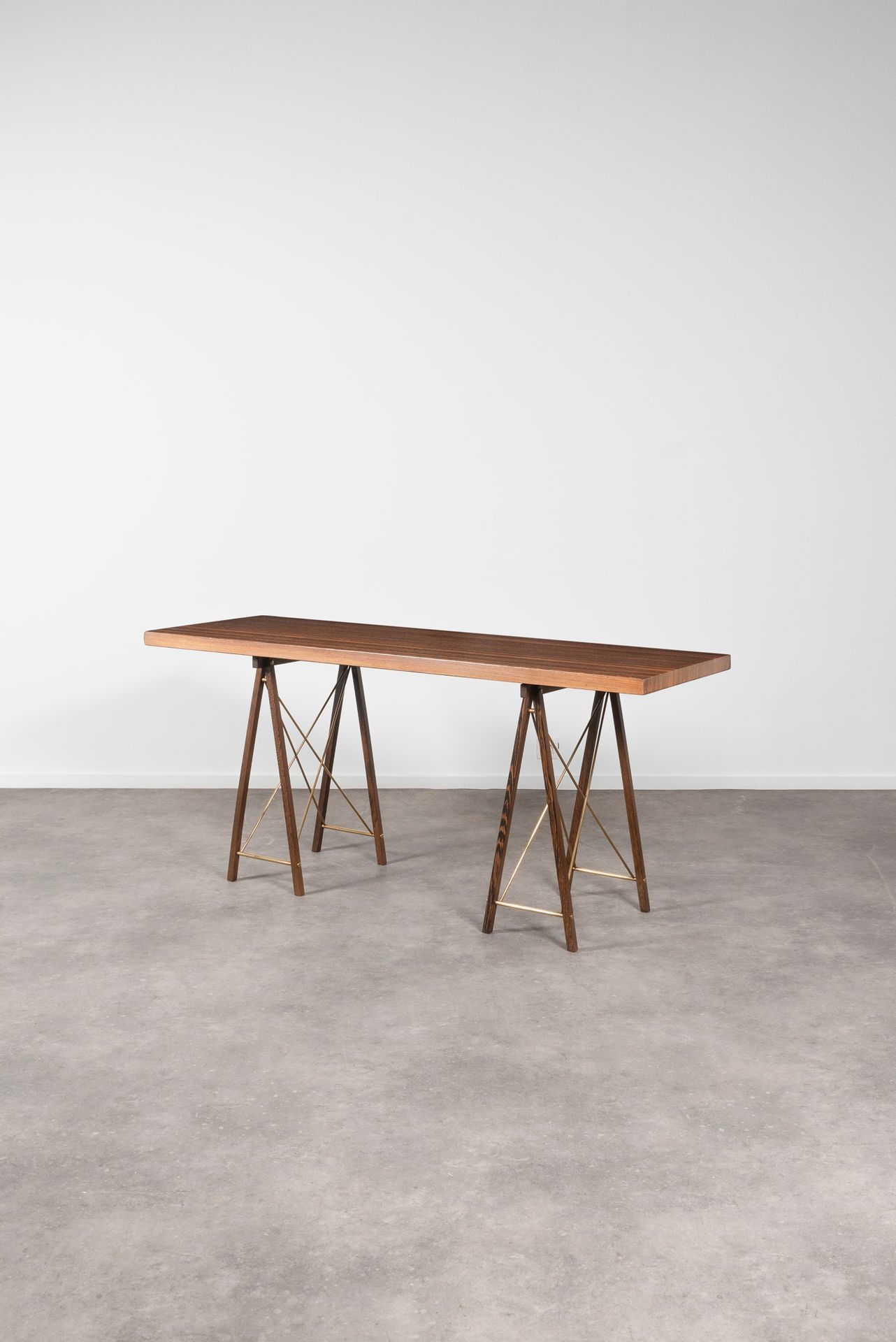Jules Wabbes | Table-console with trestles | MutualArt