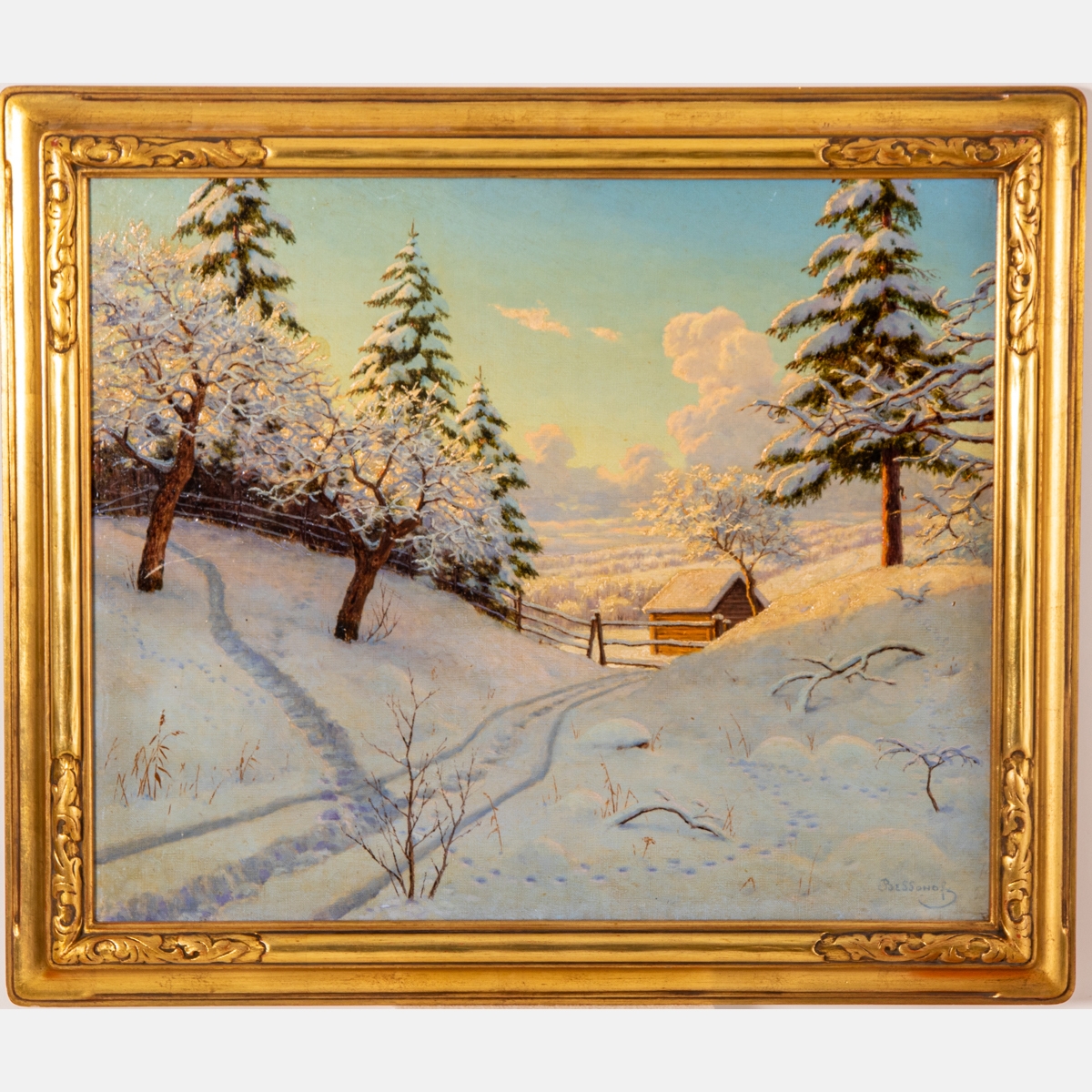Boris Nikolaevich Bessonov | Winter Scene | MutualArt
