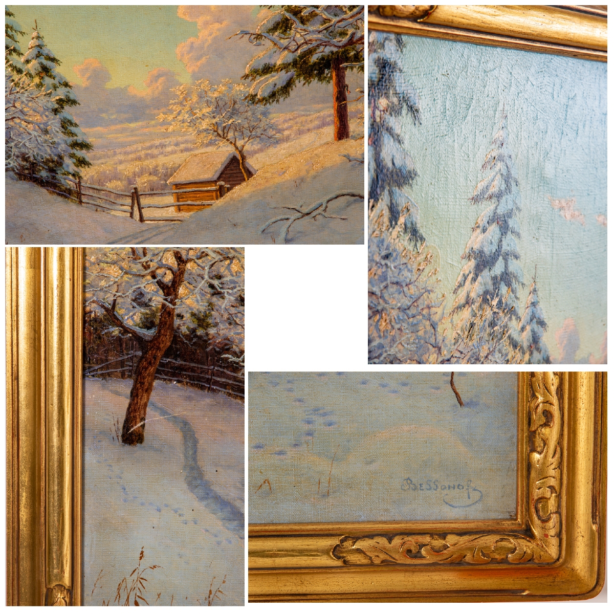 Boris Nikolaevich Bessonov | Winter Scene | MutualArt