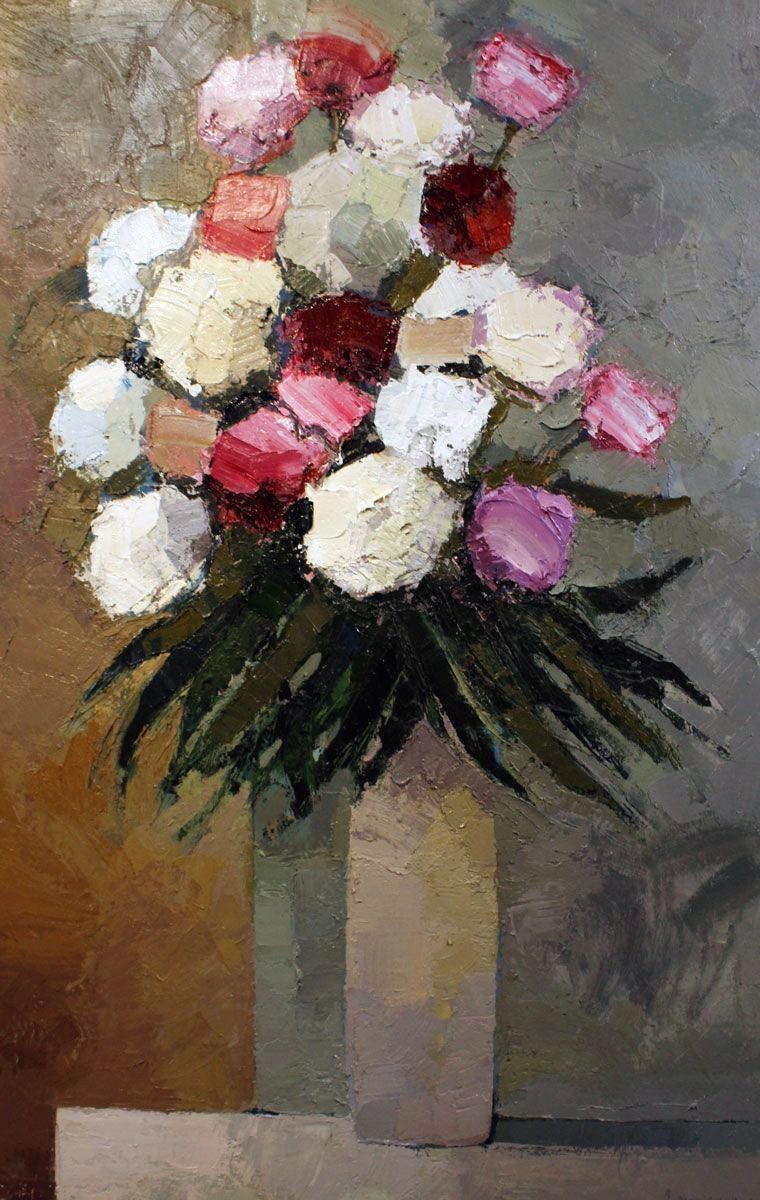 Paul Donaghy | Pink Flowers in Vase | MutualArt