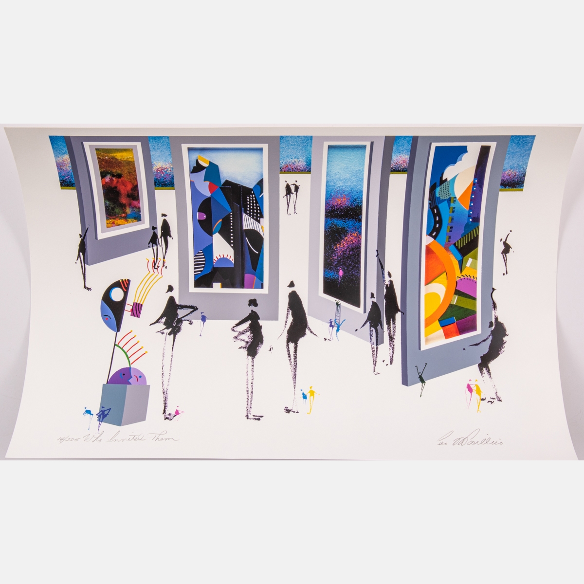 Leo Posillico | Two Unframed Signed Offset Lithographs by Leo Posillico ...
