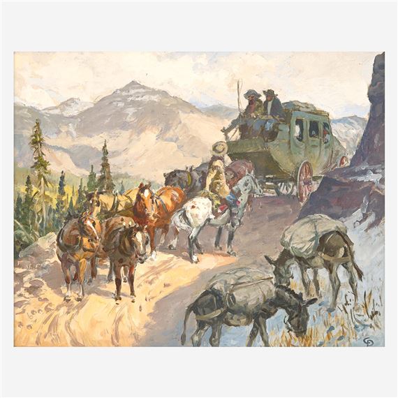 Charlie Dye | The Stagecoach Out of Denver | MutualArt