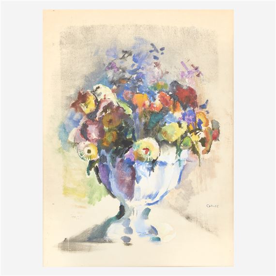 Arthur B. Carles | Wildflowers in a Compote Vase I | MutualArt