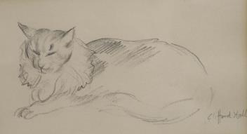 Clifford Hall | Studies of cats | MutualArt
