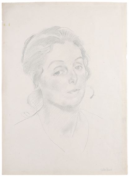 Henry Lamb | Portrait study of Helen Anrep (1885-1965) | MutualArt