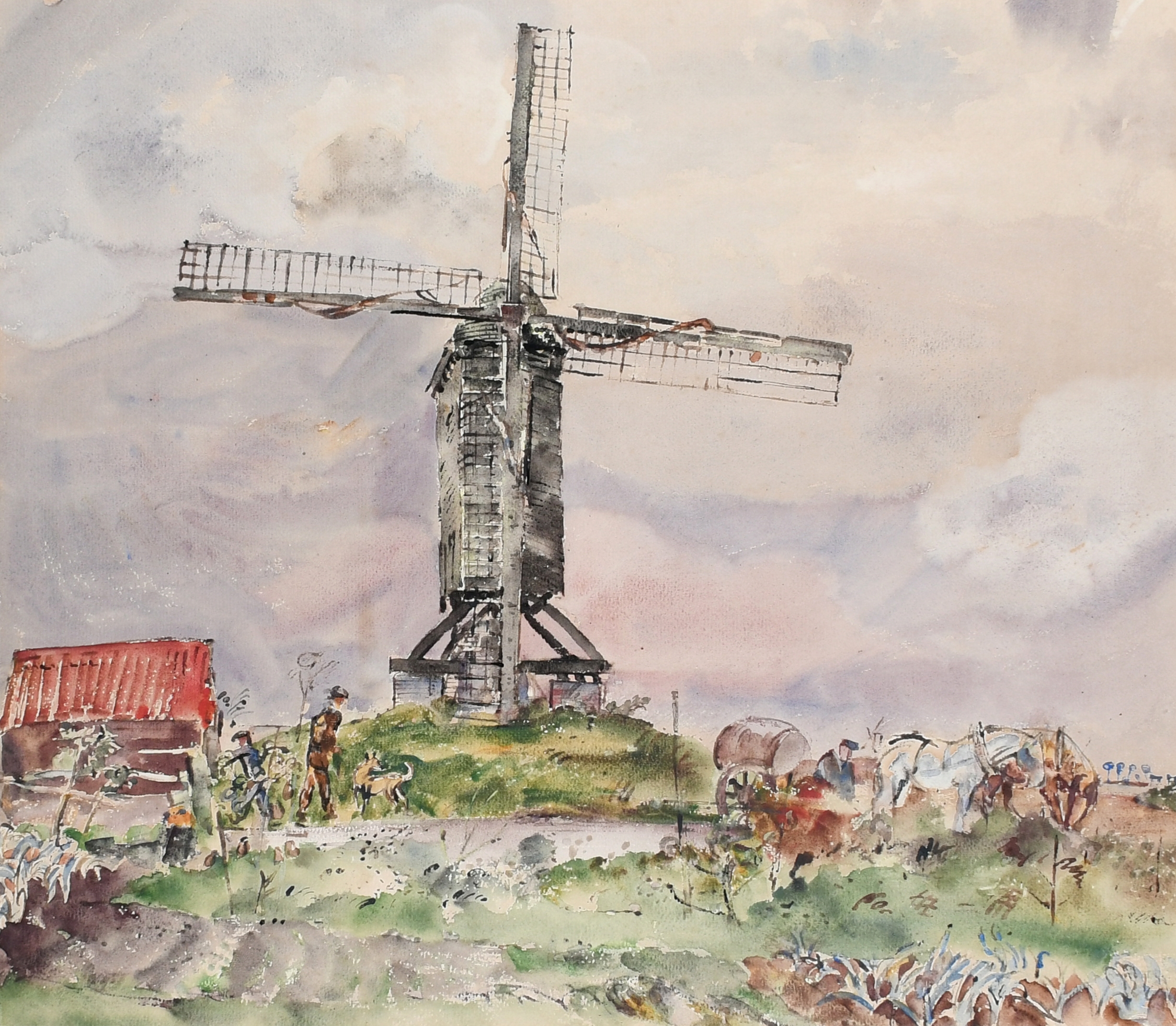 Thomas Hennell | Moulin Scherrier, Bolezelle, Nord | MutualArt