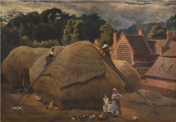 Edgar Barclay | Covering the haystacks | MutualArt