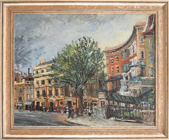 George Hann | London street scene (1946) | MutualArt