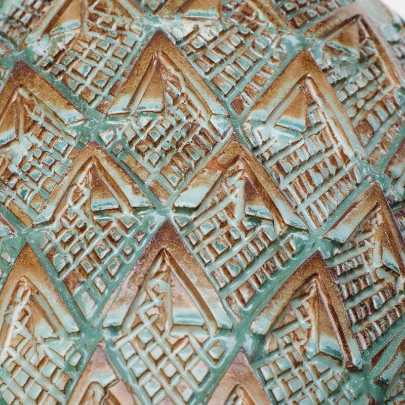 Gudmundur Einarsson | An earthenware floor vase modelled with relief ...