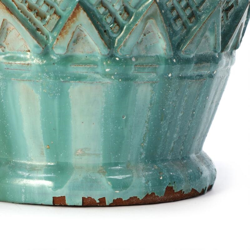 Gudmundur Einarsson | An earthenware floor vase modelled with relief ...
