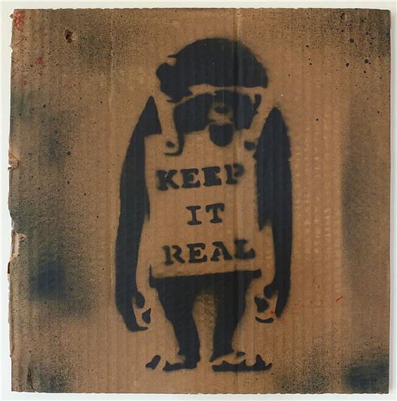 Banksy | Keep it real | MutualArt