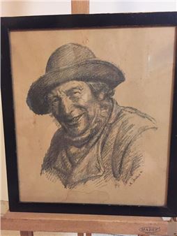 Michael Peter Ancher | Portrait of a young blond woman in a garden ...