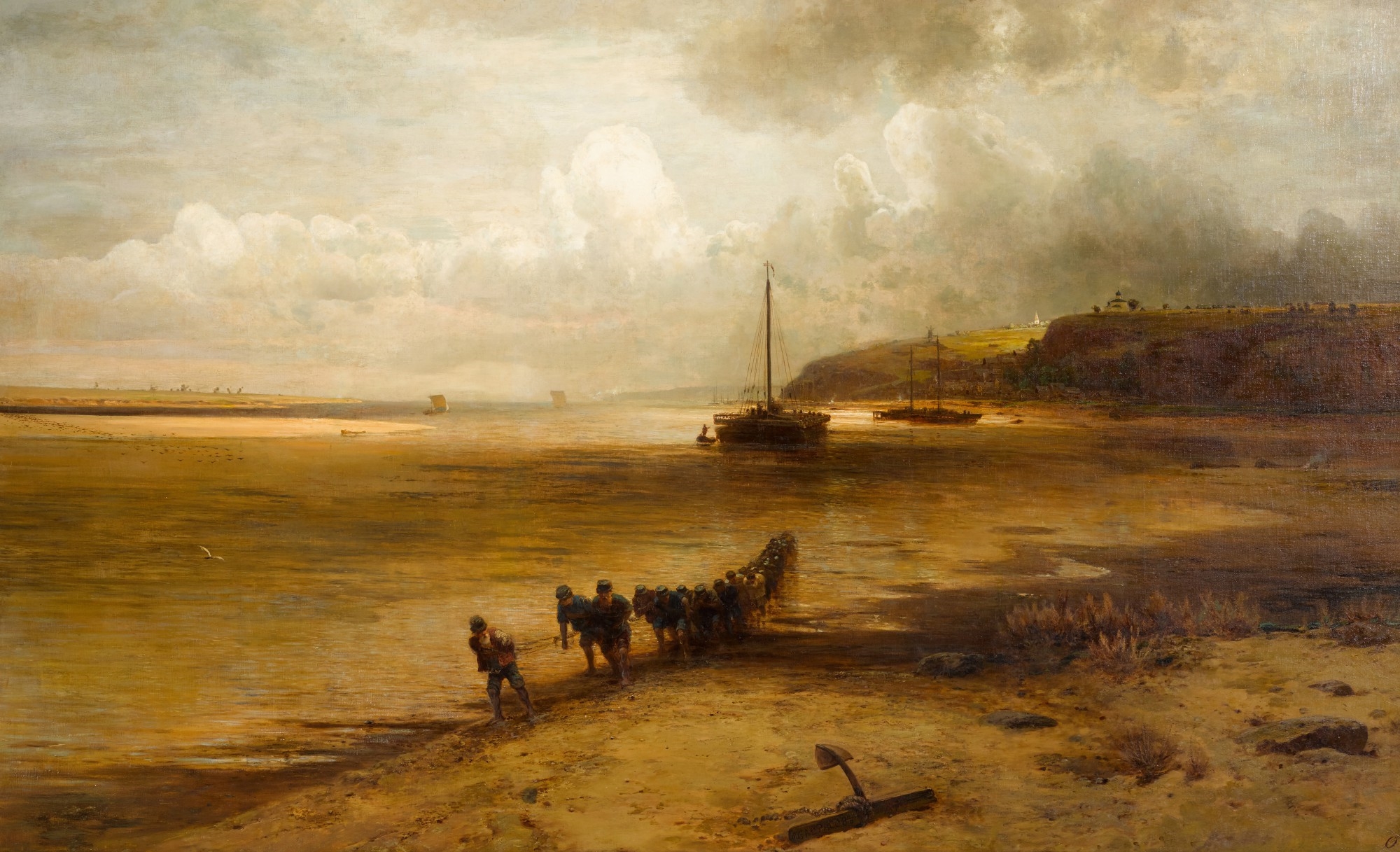 Alexei Savrasov | River landscape | MutualArt