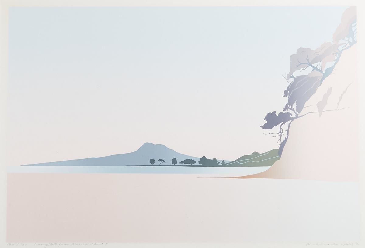 Malcolm Warr | Rangitoto from Musick Point II (1983) | MutualArt