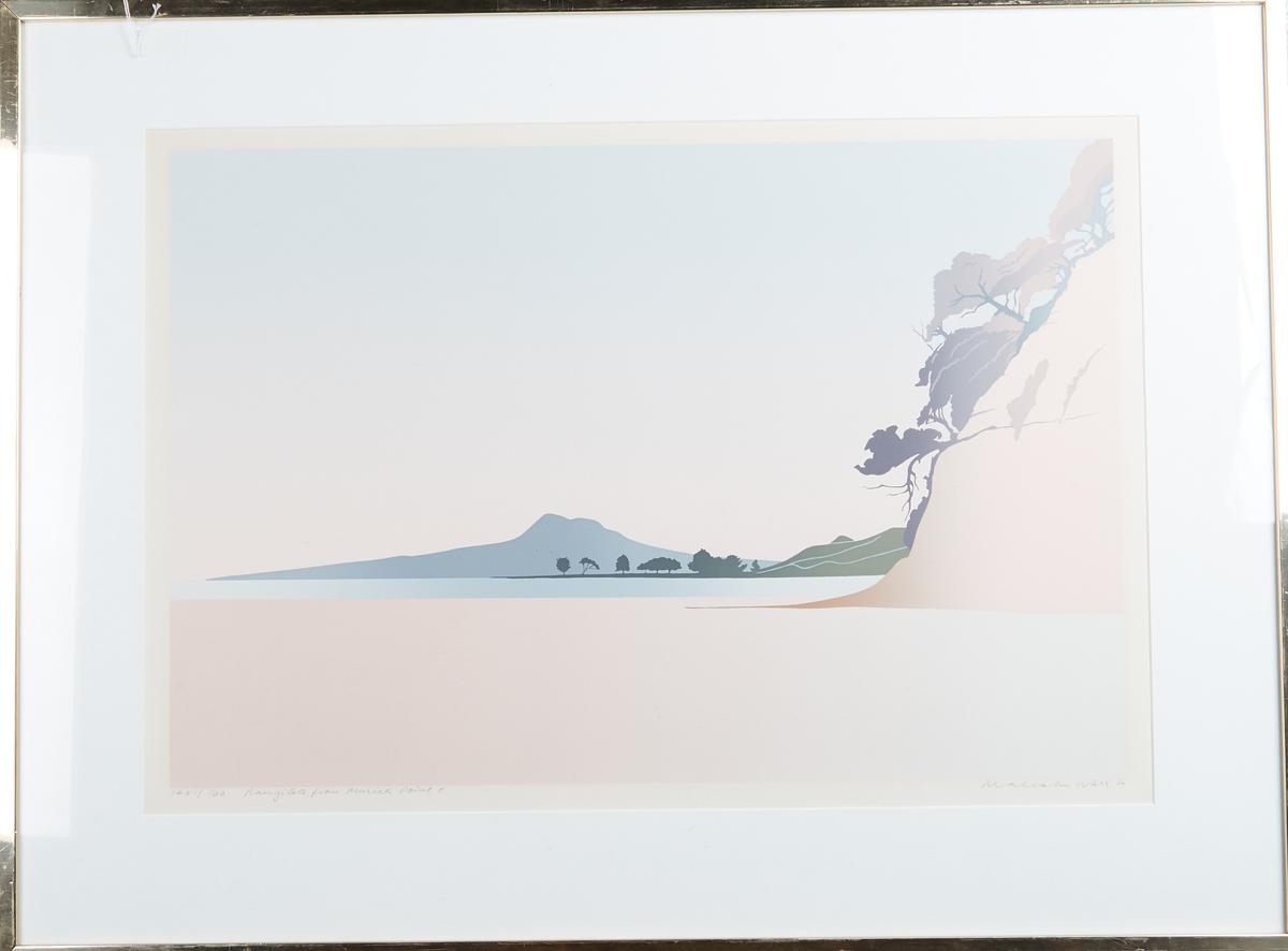 Malcolm Warr | Rangitoto from Murick Point (1986) | MutualArt