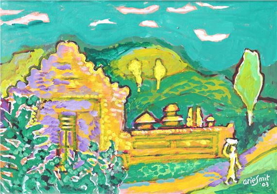 Arie Smit | Temple in Hill Country (2003) | MutualArt