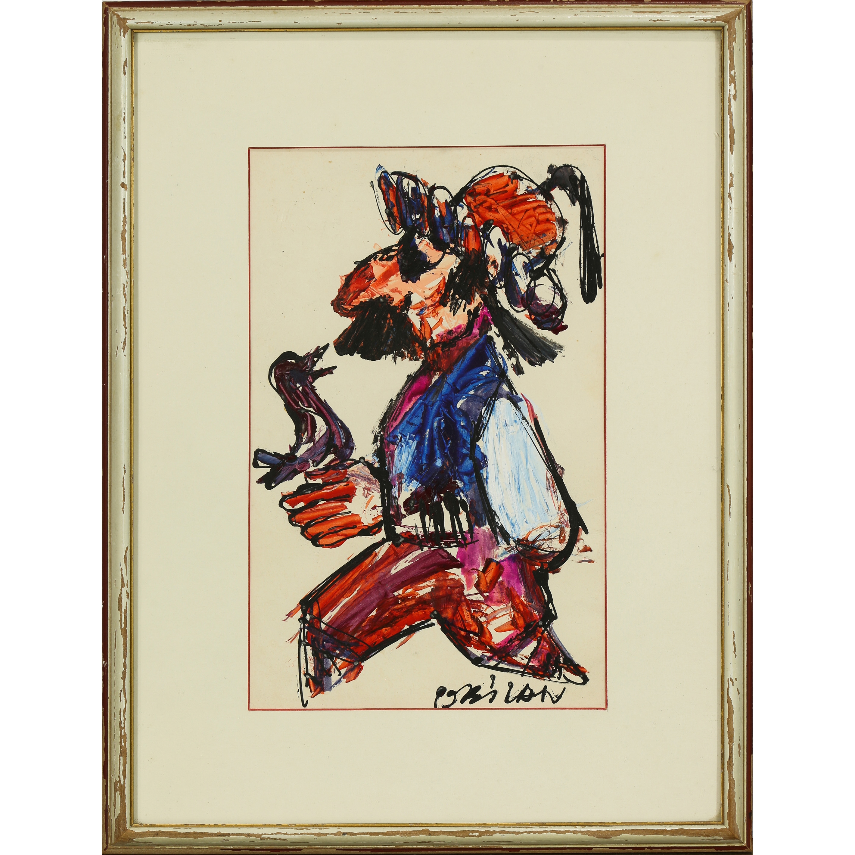 Jovan Obican | Man with Bird | MutualArt