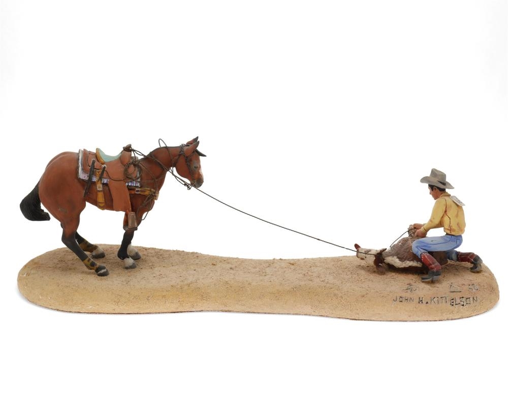 John Henry Kittelson | Calf Roper, (1968) | MutualArt