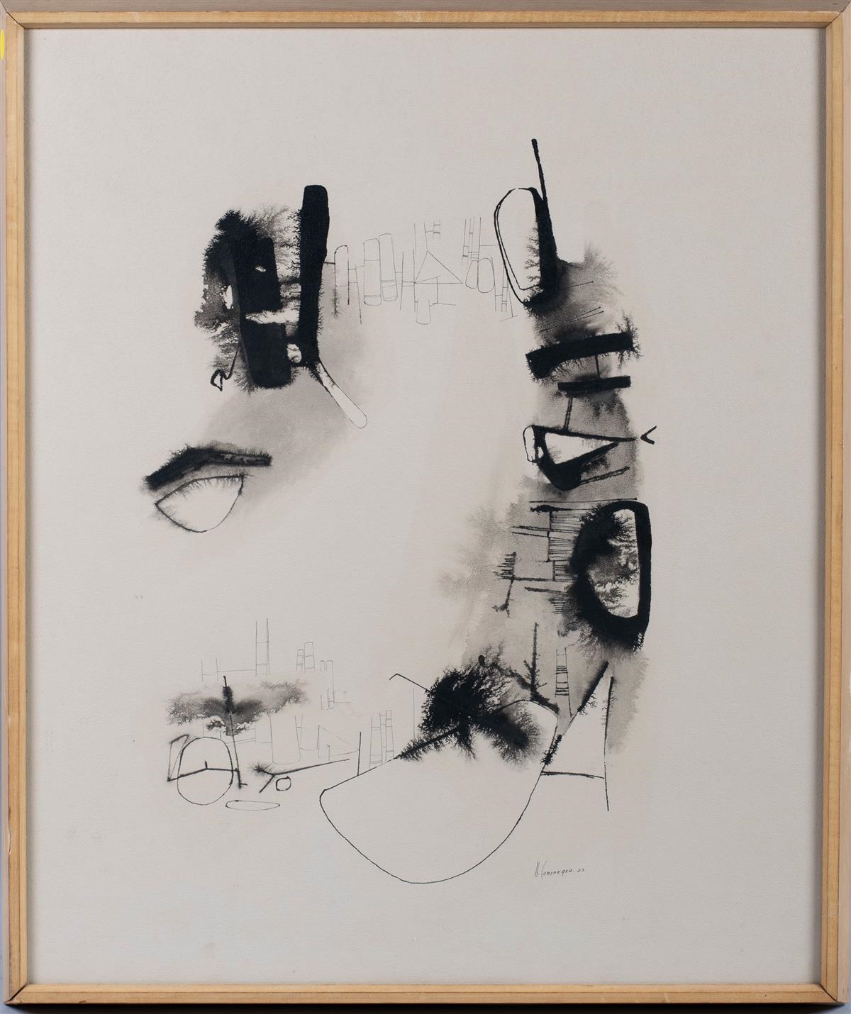 Hugo Consuegra | FORMAS EN EL ESPACIO I (1955) | MutualArt
