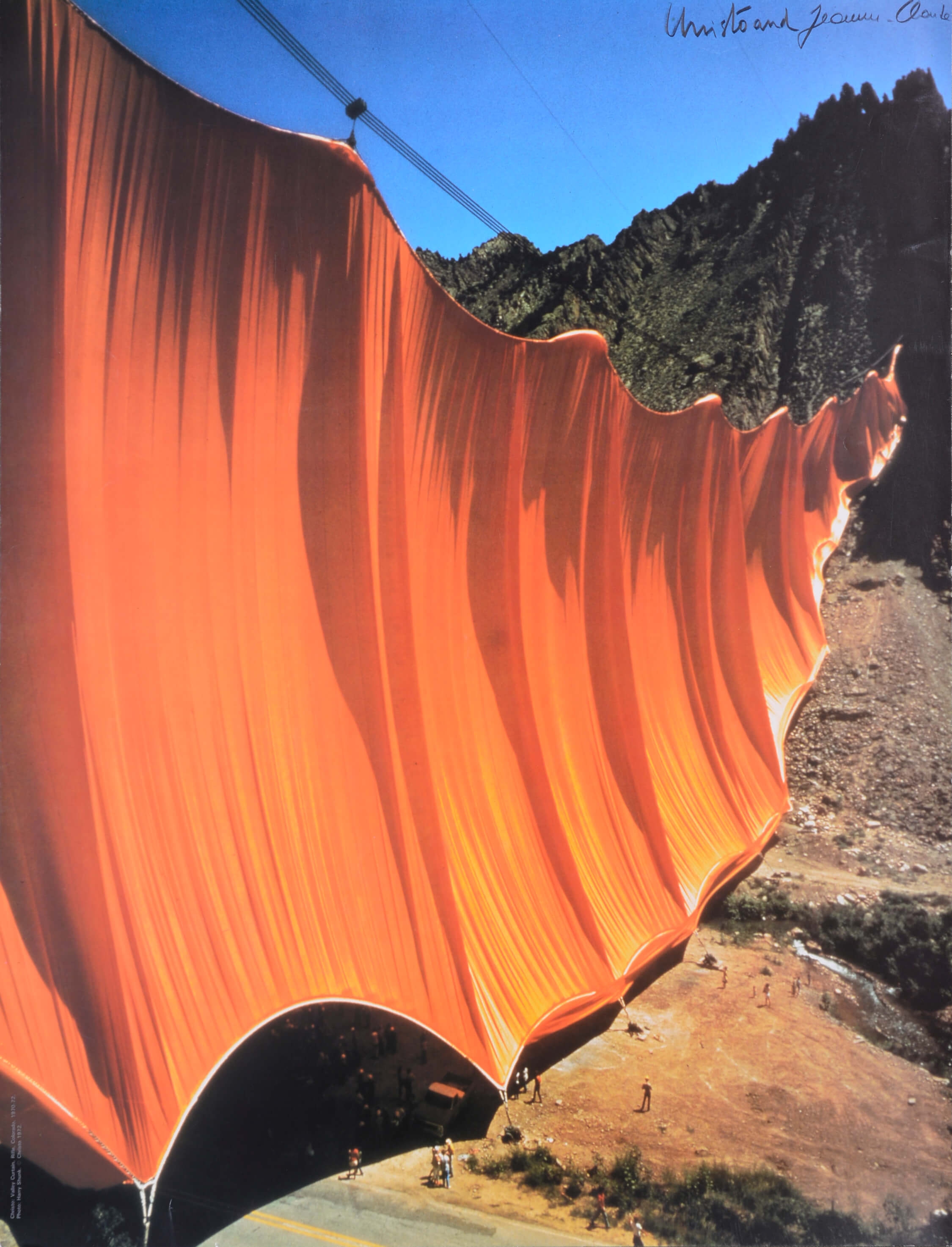 Christo Valley Curtain Mutualart