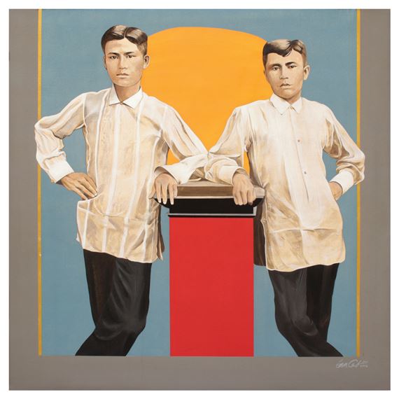 Ben Cabrera | Two Men (Los Escribas) (2008) | MutualArt