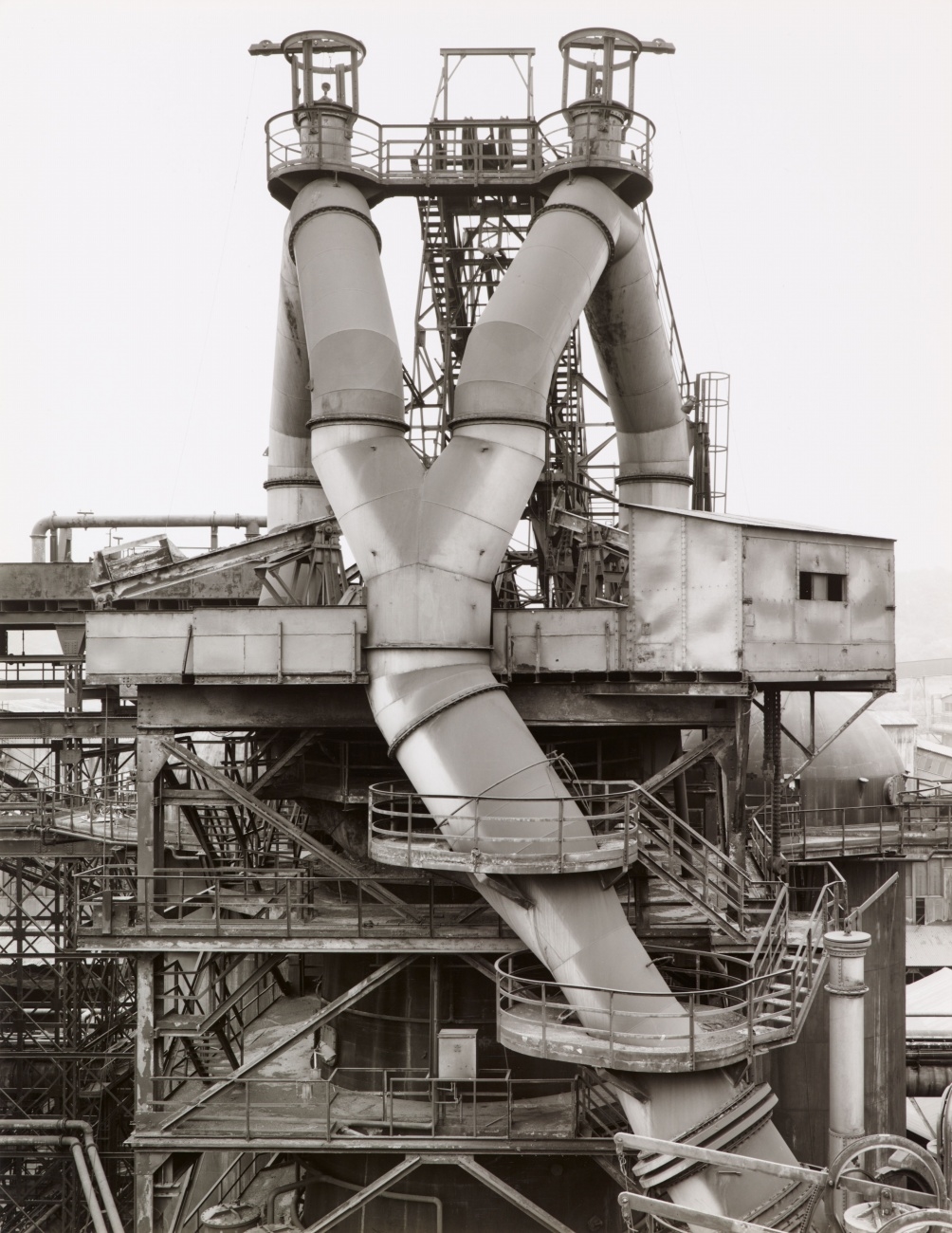 Bernd & Hilla Becher | Blast Furnace, Terre Rouge (1969) | MutualArt