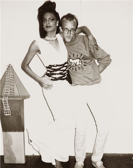 Andy Warhol | Keith Haring with Wanakee Pugh (1984) | MutualArt