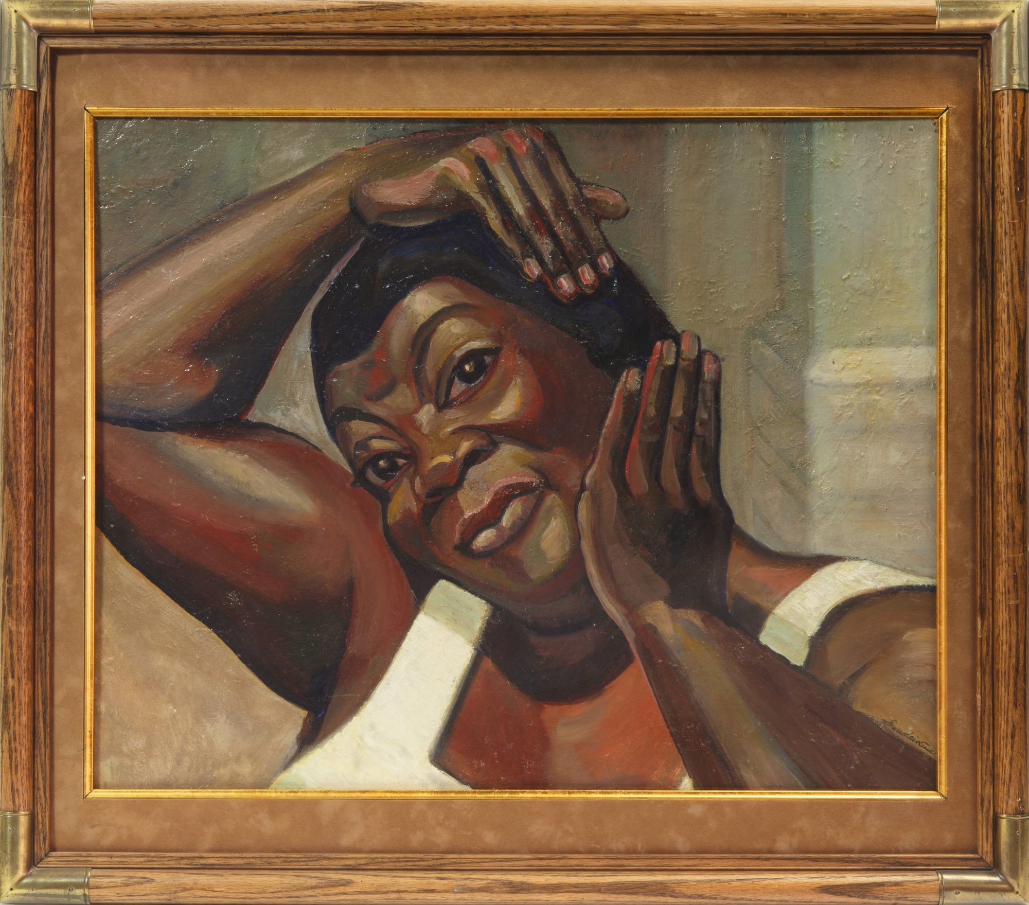 Sergei Sudeikin | Fixing Her Hair (Ruby Elzy as Serena in Porgy and ...