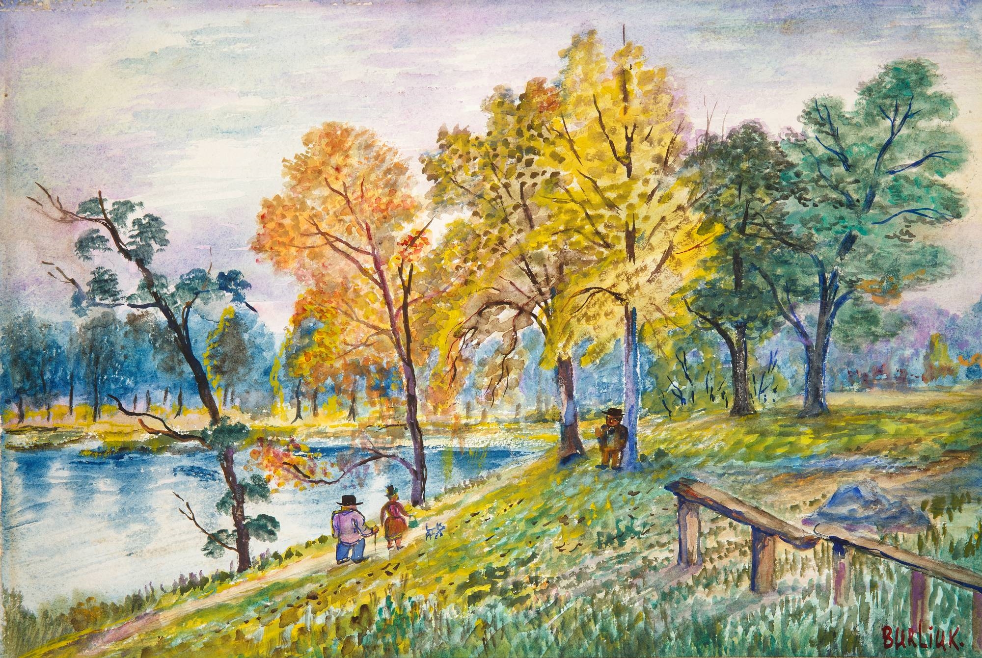 David Burliuk | Afternoon Pastime | MutualArt