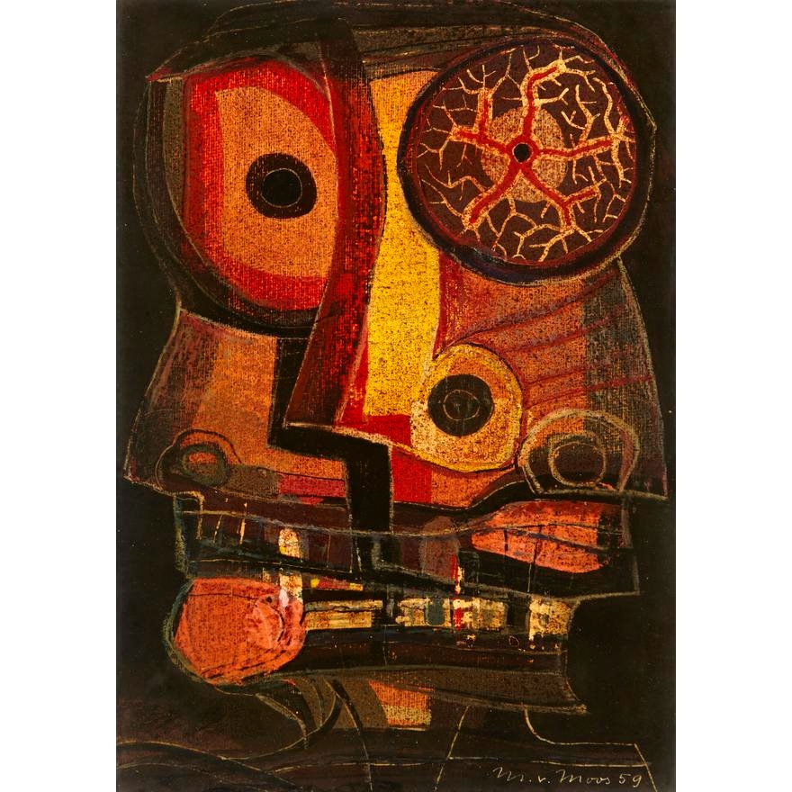 Max von Moos | Maske (1959) | MutualArt