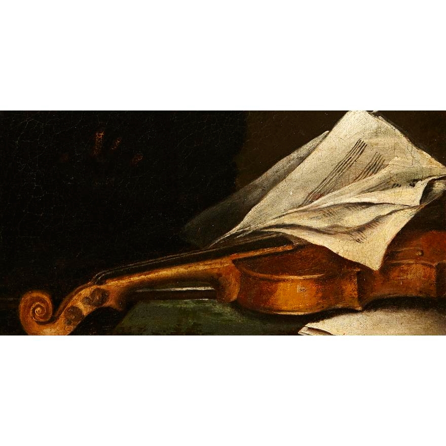 European School, 18th Century | Stillleben mit Geige und Noten | MutualArt
