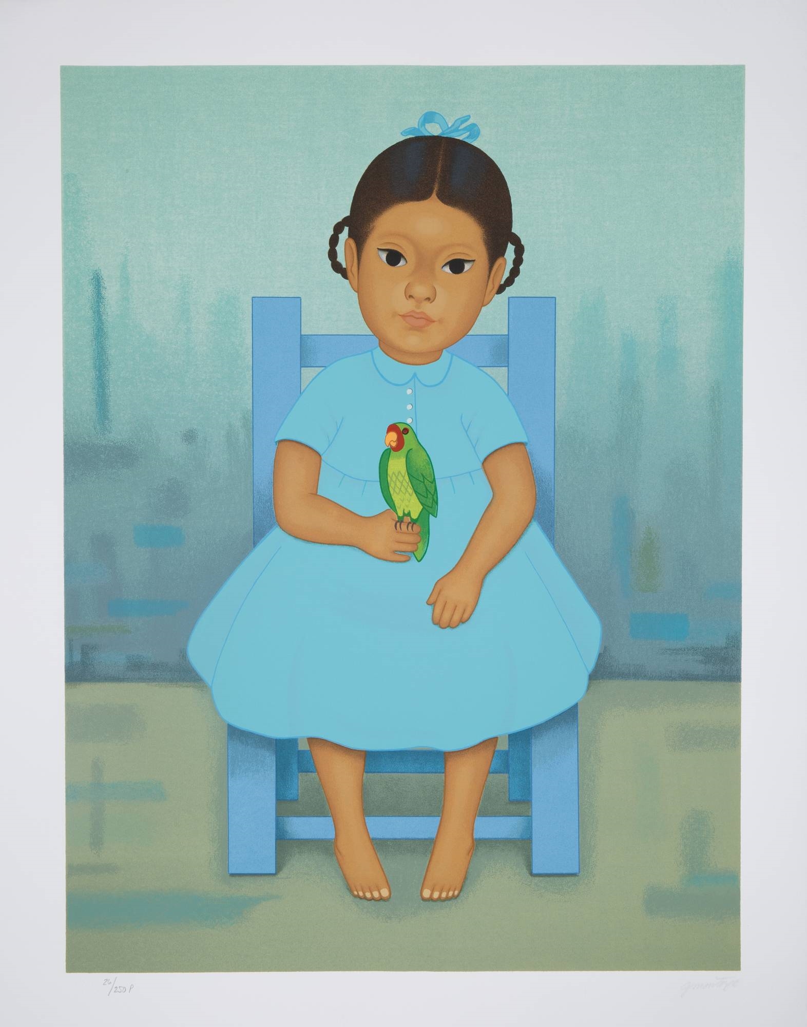 Gustavo Montoya | A PAIR OF SCREEN PRINTS FROM THE SERIES NINOS ...