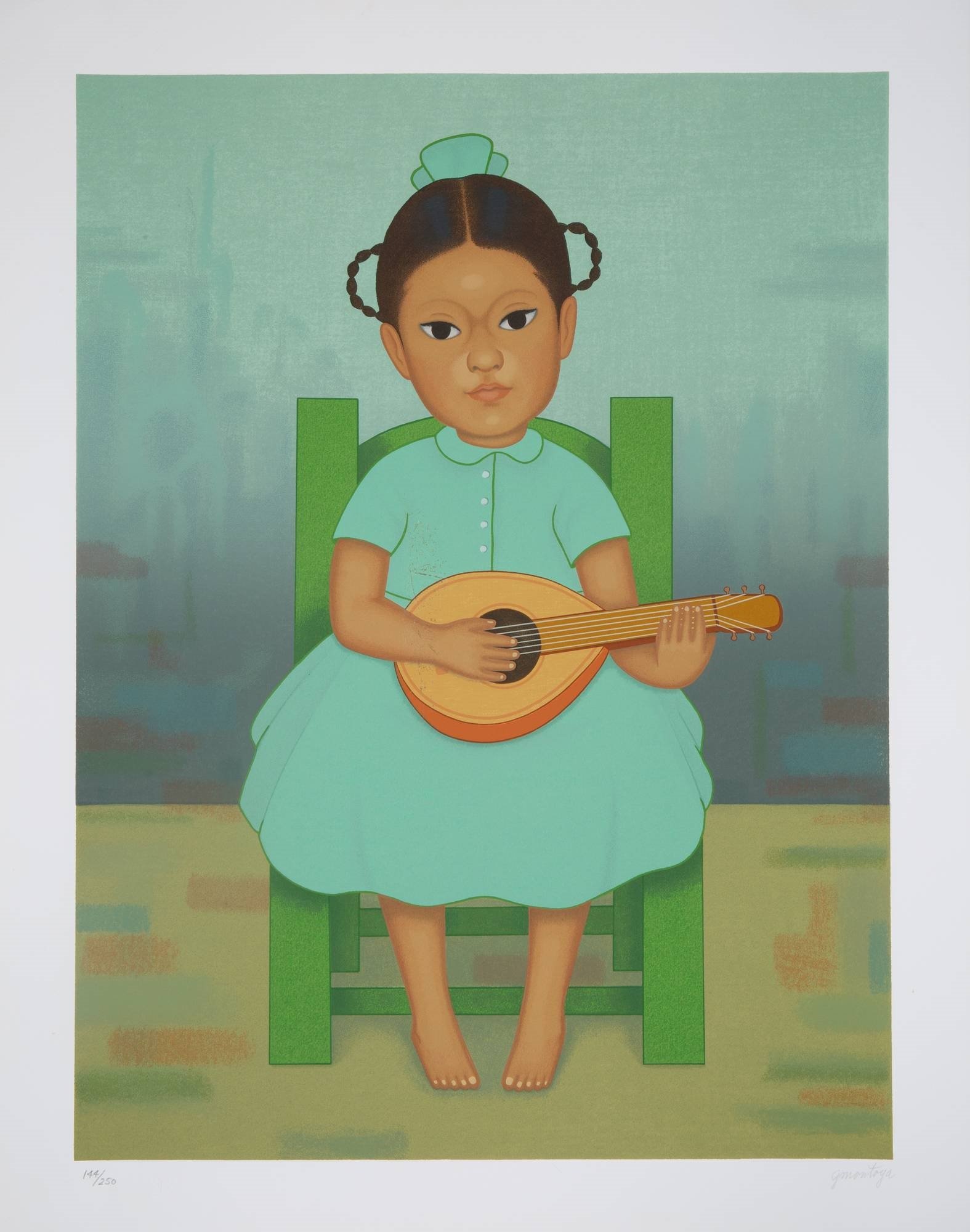 Gustavo Montoya | A PAIR OF SCREEN PRINTS FROM THE SERIES NINOS ...