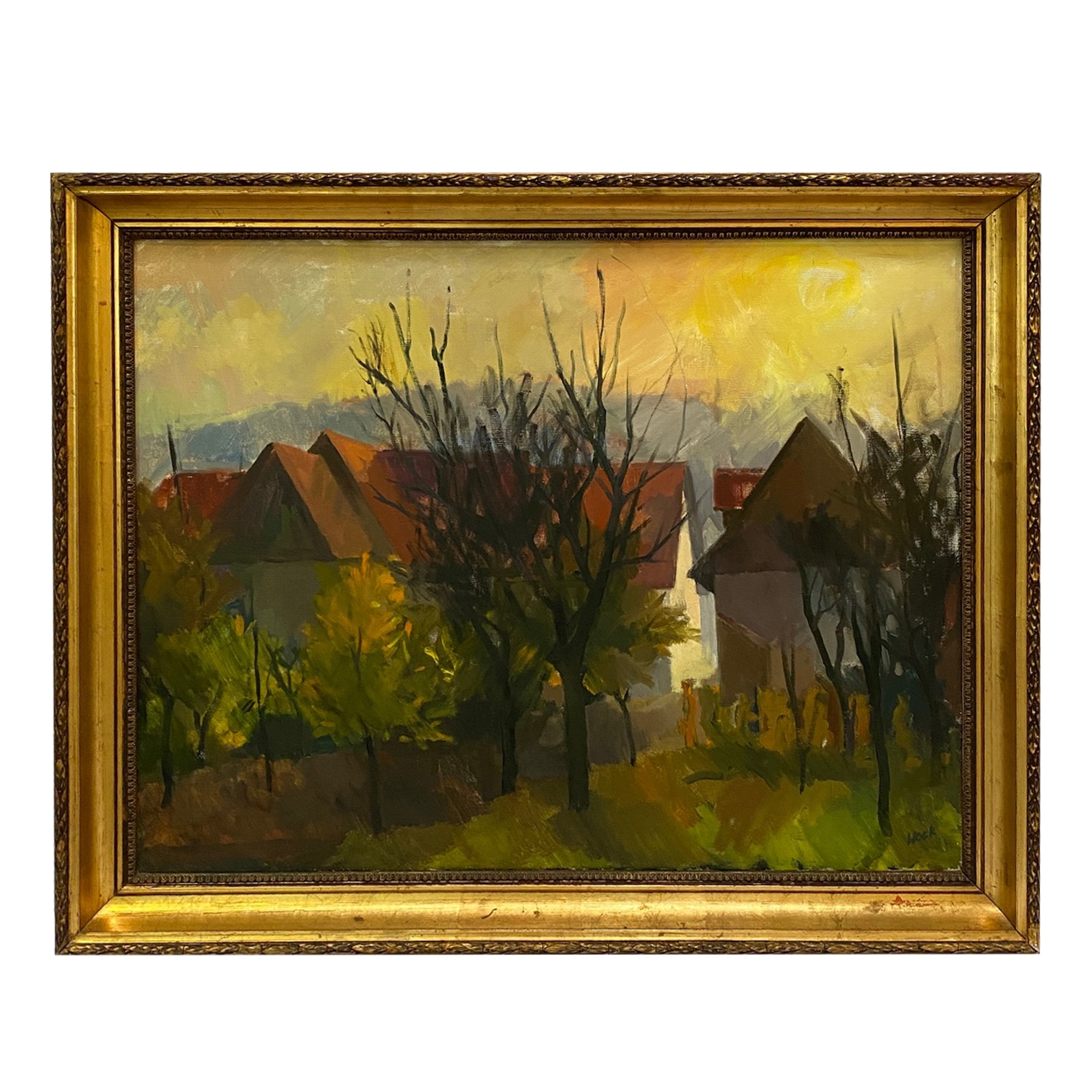 Hock Ferenc | View of Dunabogdany Village | MutualArt