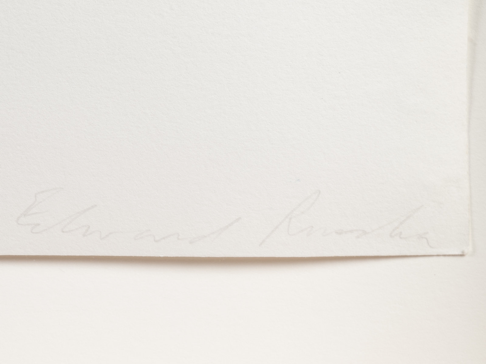 Ed Ruscha | Let's Keep in Touch (1978) | MutualArt