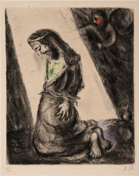 Marc Chagall | Jeremiah in the Pit | MutualArt